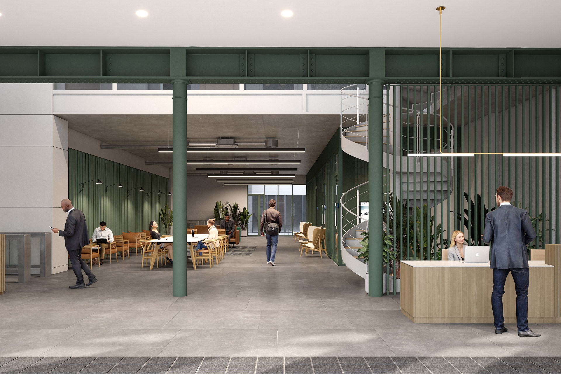 Transforming The Billiards Building: A Sustainable Office Oasis in ...