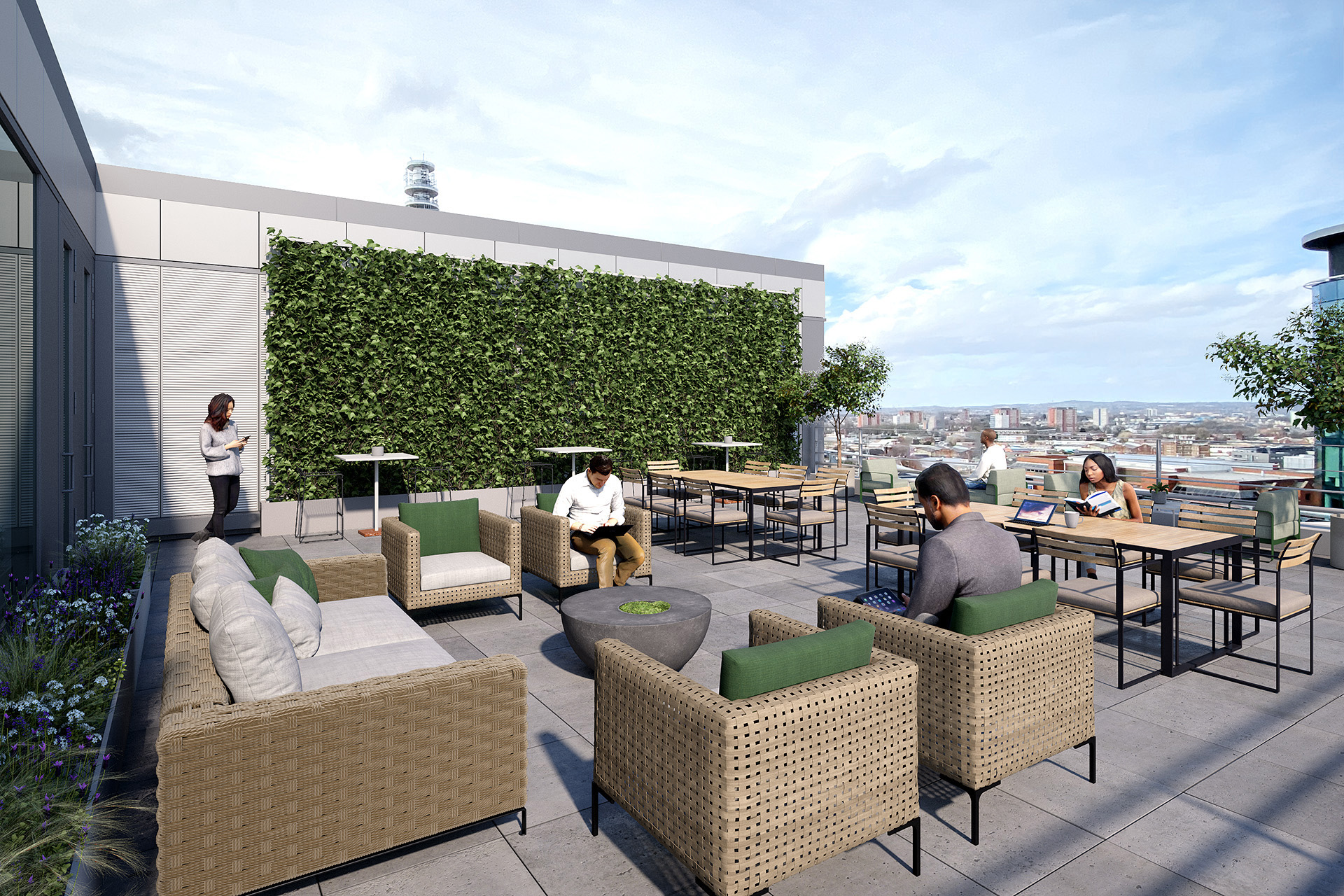 Transforming The Billiards Building: A Sustainable Office Oasis in ...